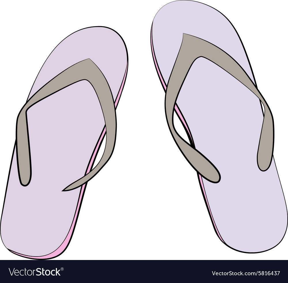 Slipper Royalty Free Vector Image - VectorStock