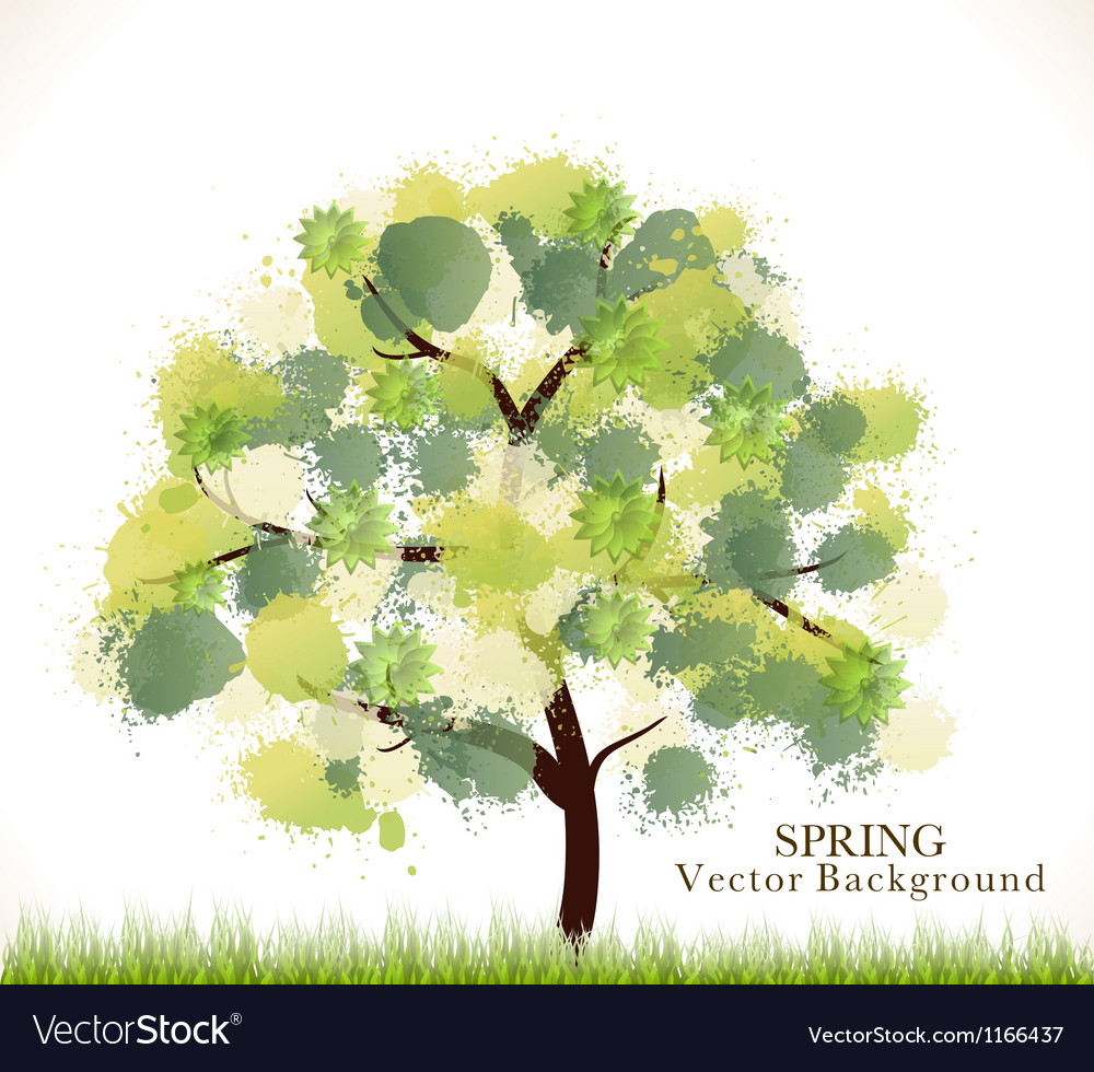 Spring abstract background Royalty Free Vector Image
