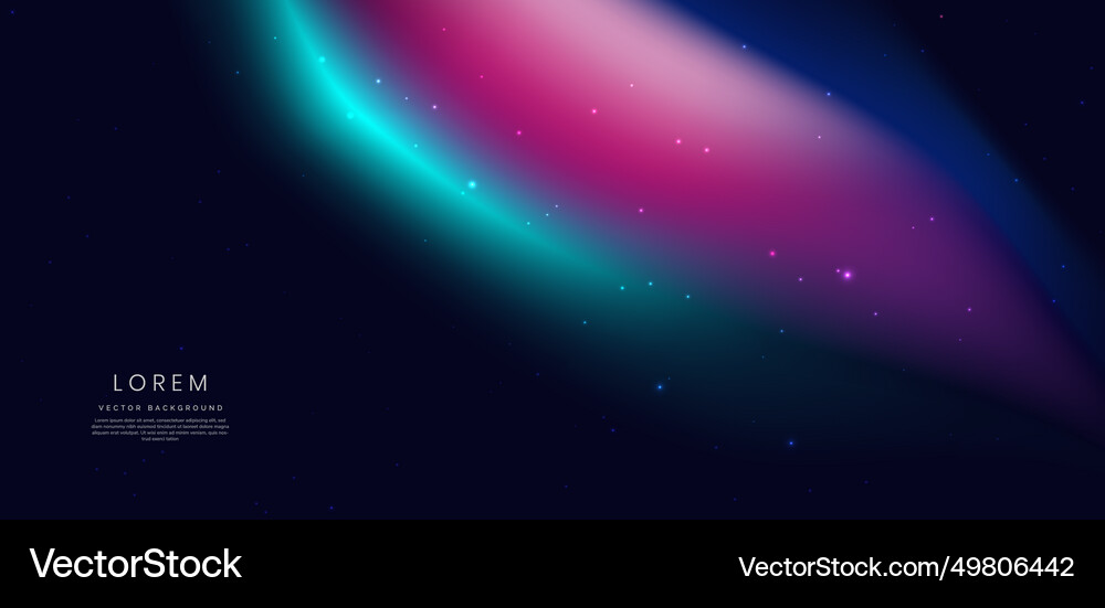 Abstract gradient blue and pink background Vector Image