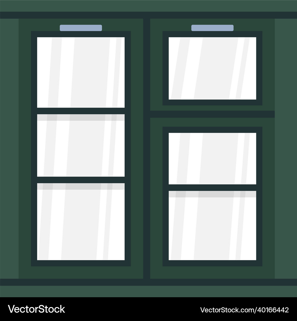Casement window Royalty Free Vector Image - VectorStock