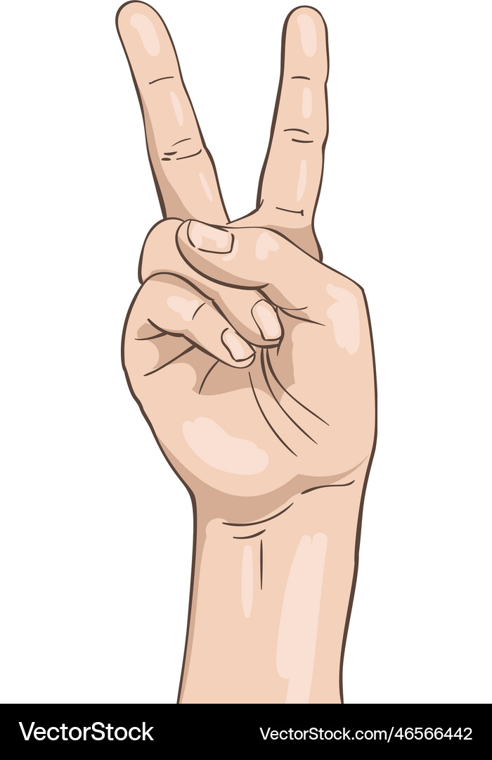 Hand Royalty Free Vector Image - VectorStock