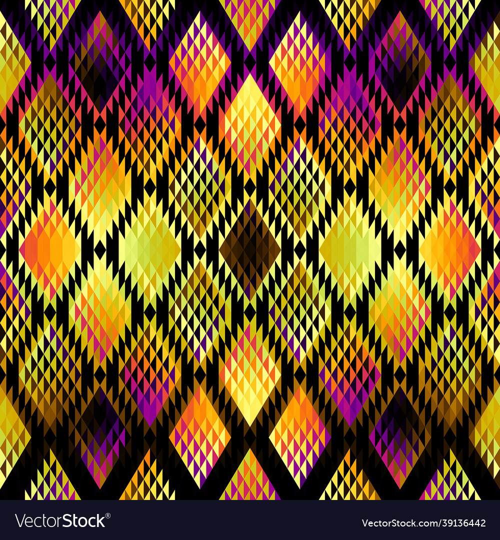 Seamless pattern background of a triangles Vector Image