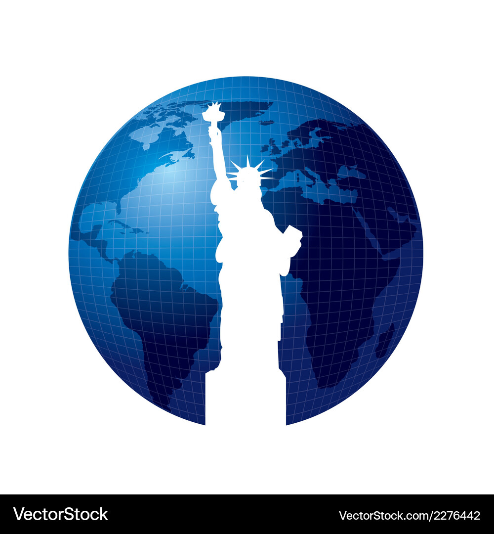 Statue liberty Royalty Free Vector Image - VectorStock