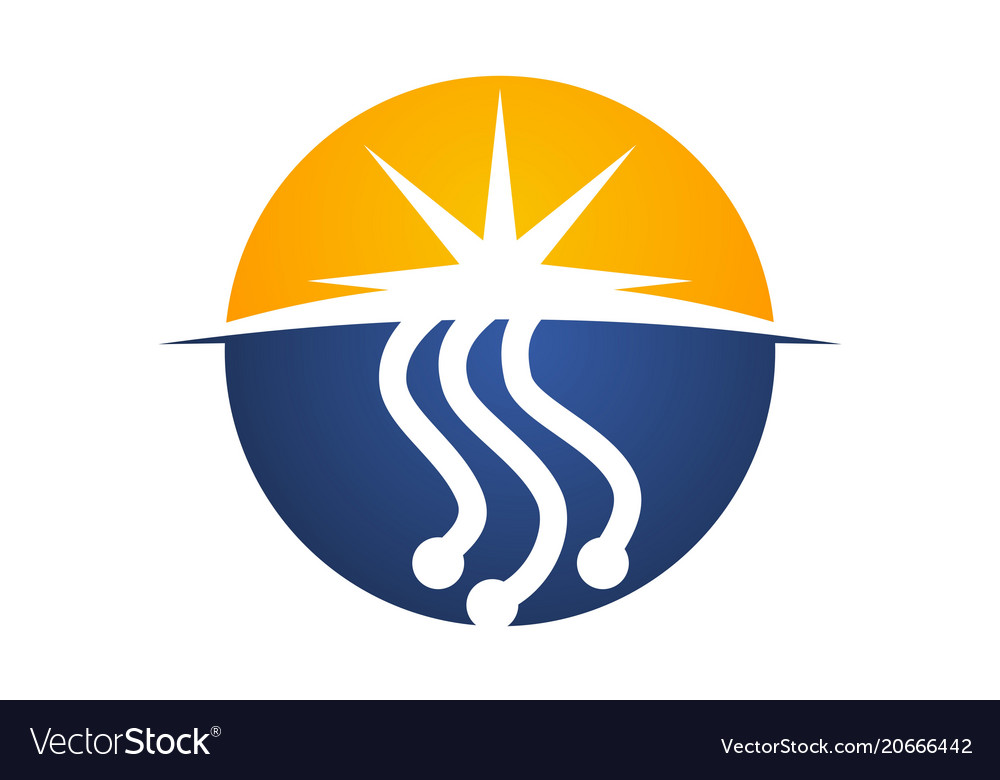 Technology solutions Royalty Free Vector Image