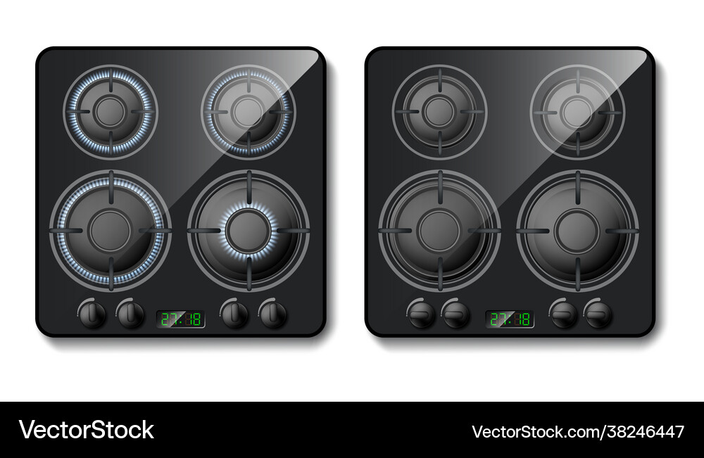 Modern Stove Top View Hybrid 34 Cooking Range – Glam Gas