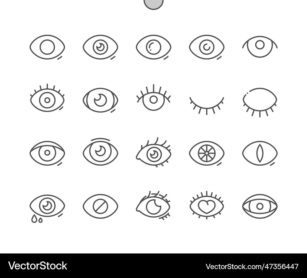 Eye look and vision eyesight Royalty Free Vector Image
