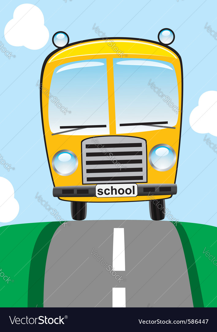 School bus Royalty Free Vector Image - VectorStock