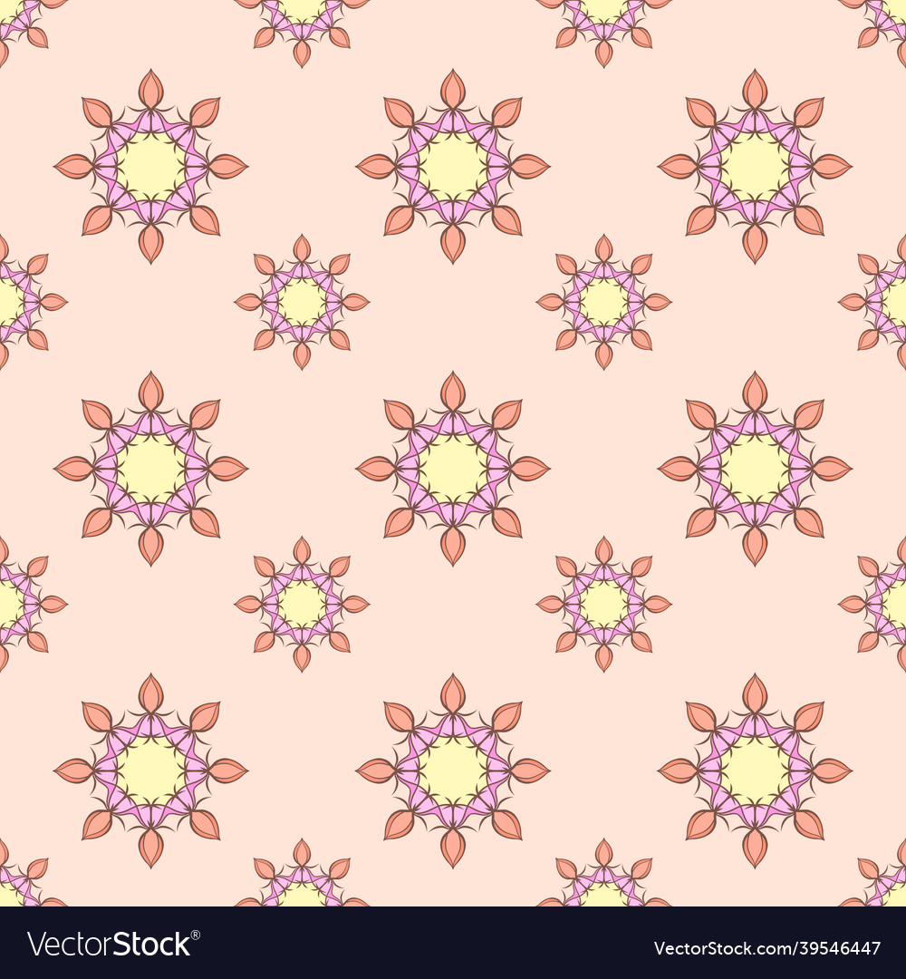 Seamless repeat pattern for packaging gift Vector Image