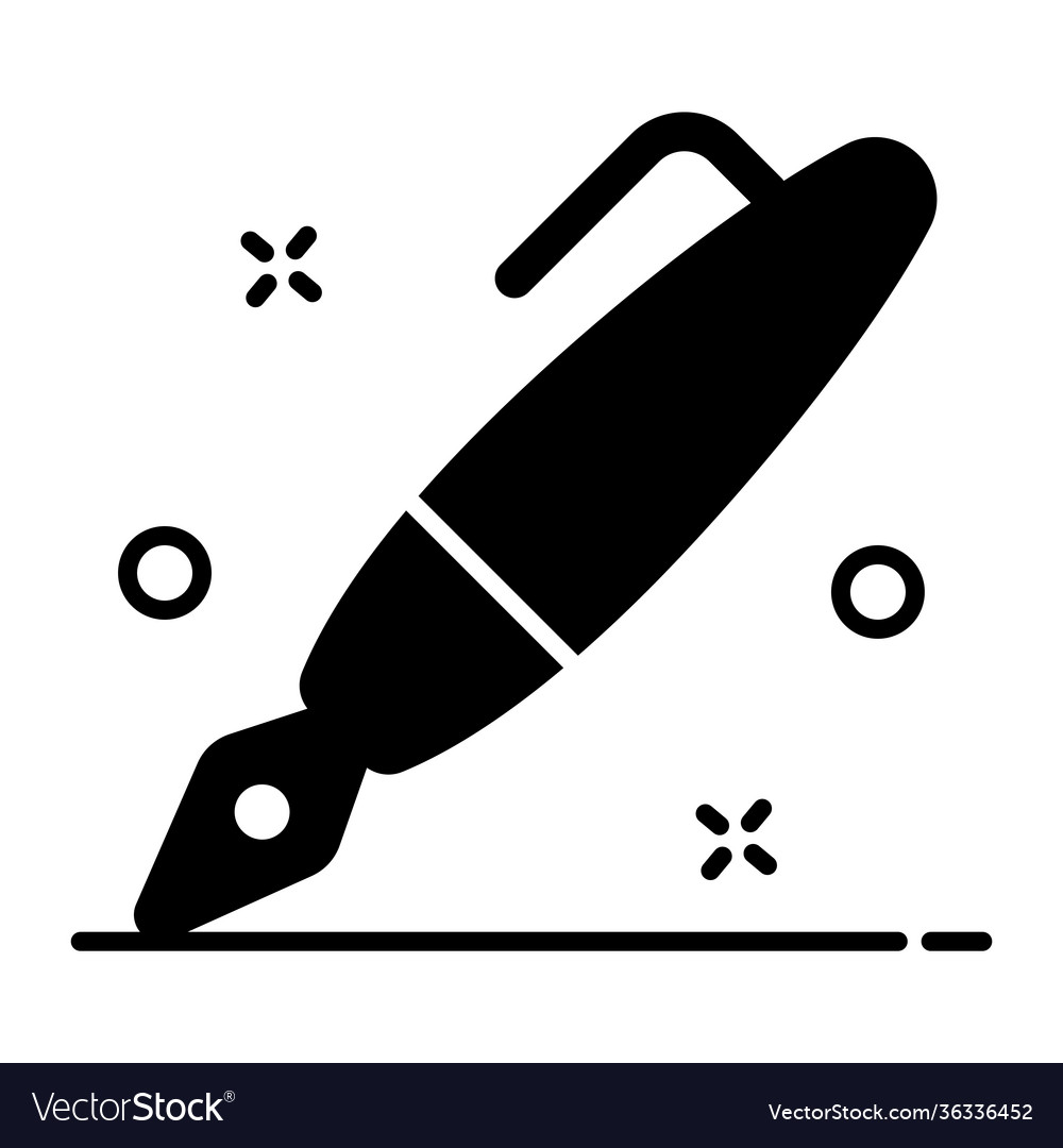 Pen Royalty Free Vector Image - VectorStock