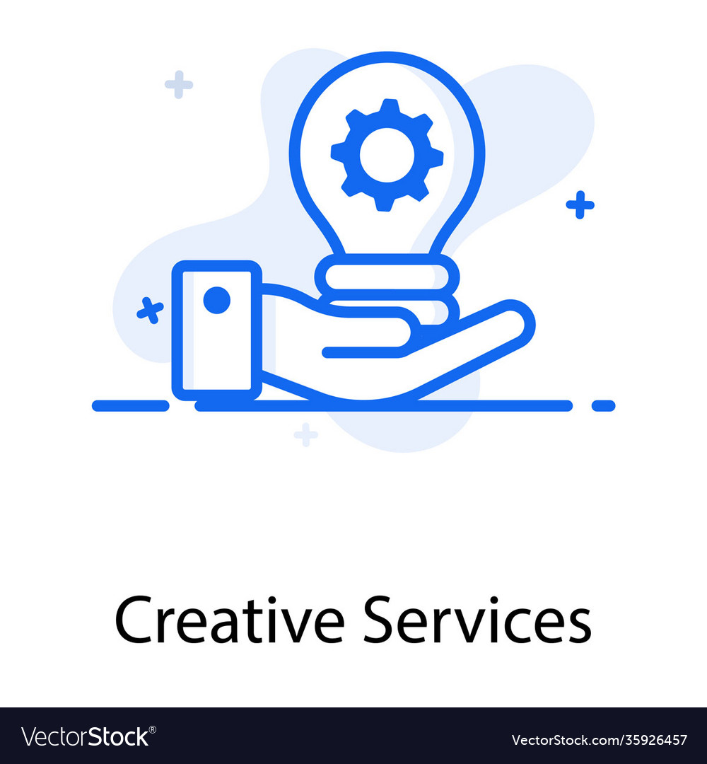 Creative services Royalty Free Vector Image - VectorStock