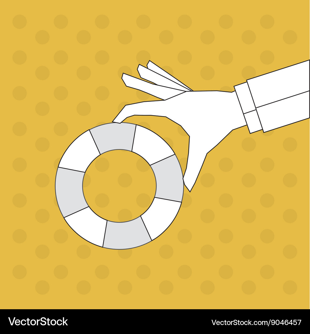 Graphic design of insurance editable Royalty Free Vector