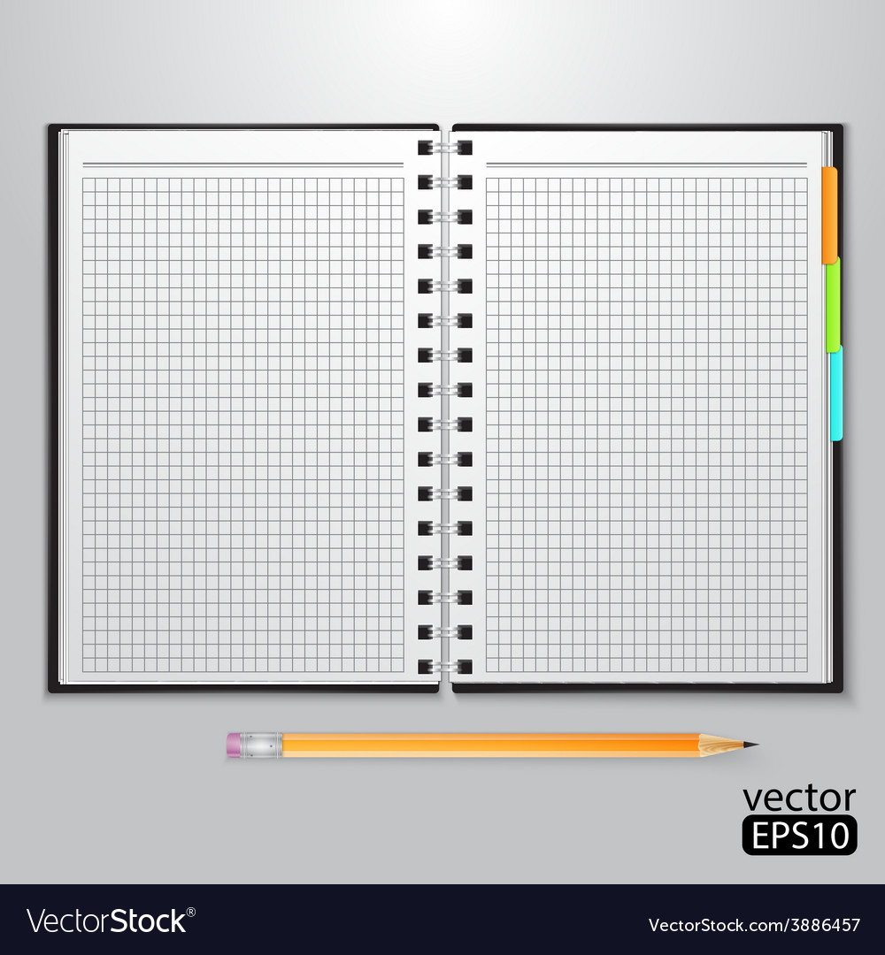 Notebook Royalty Free Vector Image - VectorStock