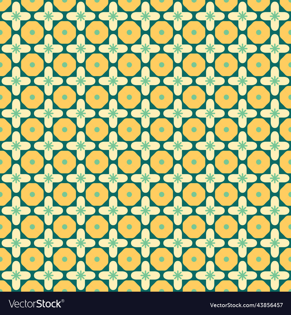Tile Pattern Geometric Background Design Vector Image