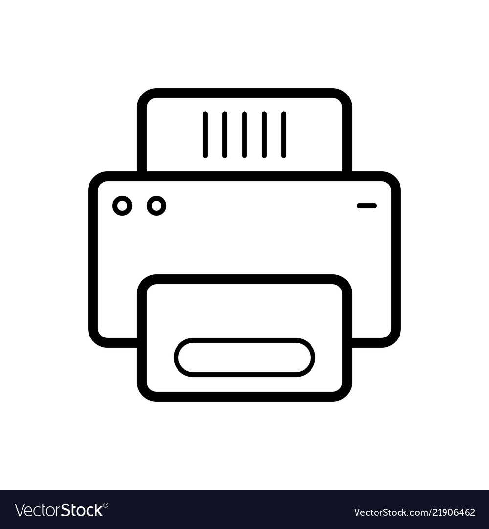 Printer Royalty Free Vector Image - VectorStock