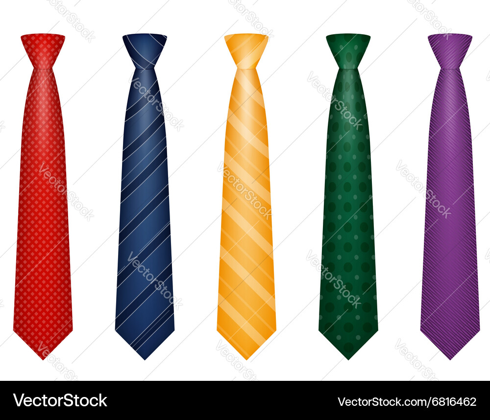 Tie 01 Royalty Free Vector Image - VectorStock