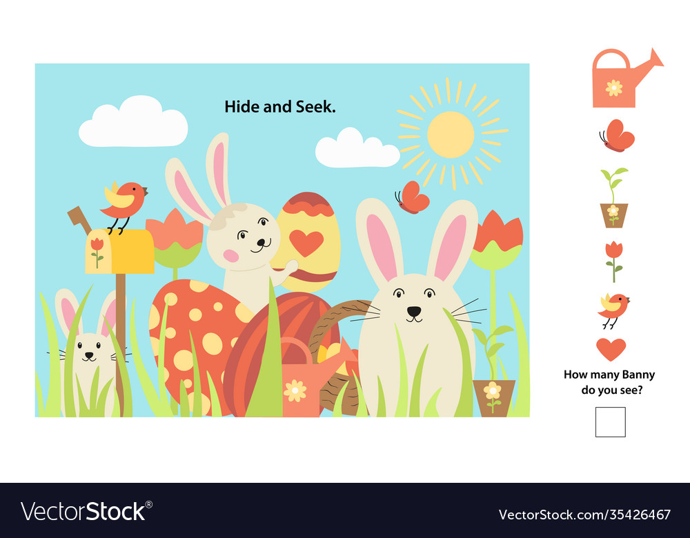 Easter pages printable and worksheet Royalty Free Vector
