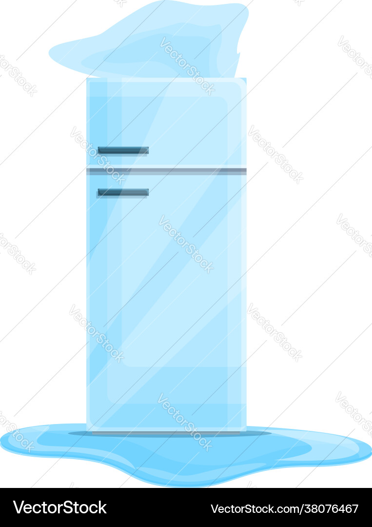 Refrigerator repair icon cartoon style Royalty Free Vector