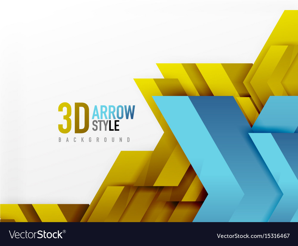 Techno arrow background Royalty Free Vector Image
