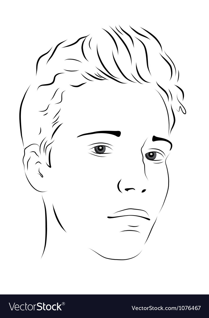 Young man Royalty Free Vector Image - VectorStock