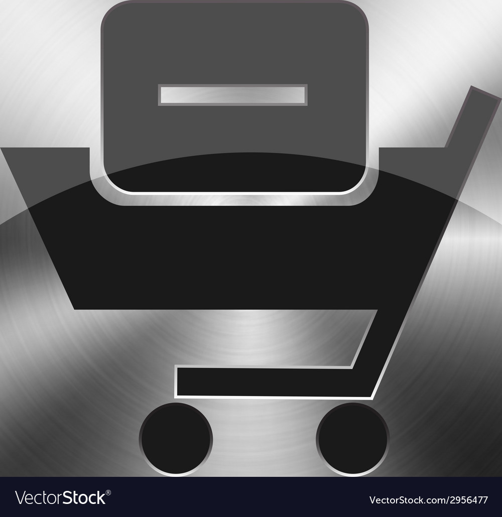Chrome button Royalty Free Vector Image - VectorStock