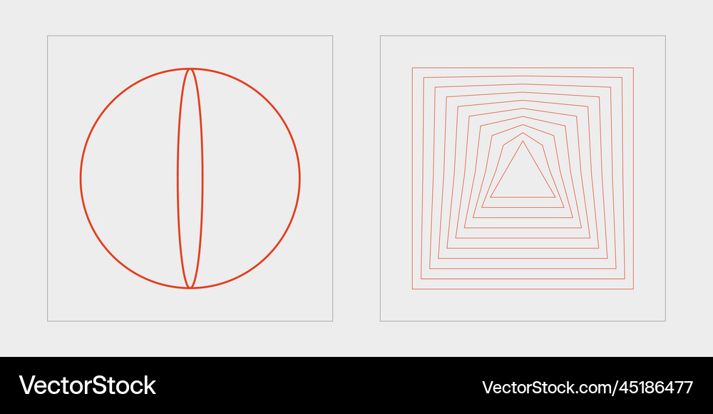 Retro futuristic elements for design big Vector Image