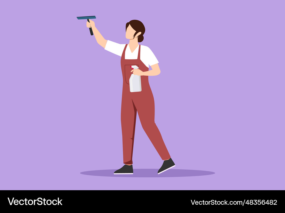 Cartoon flat style drawing female professional Vector Image