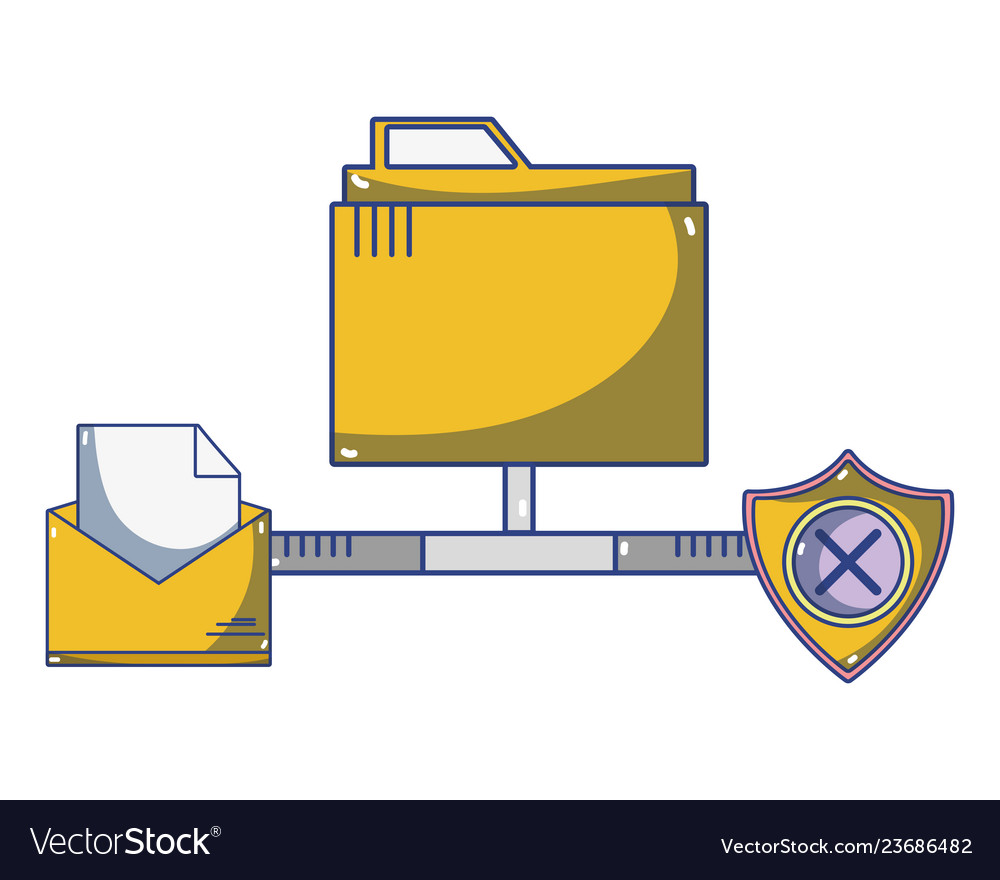 Technology computing cartoon Royalty Free Vector Image