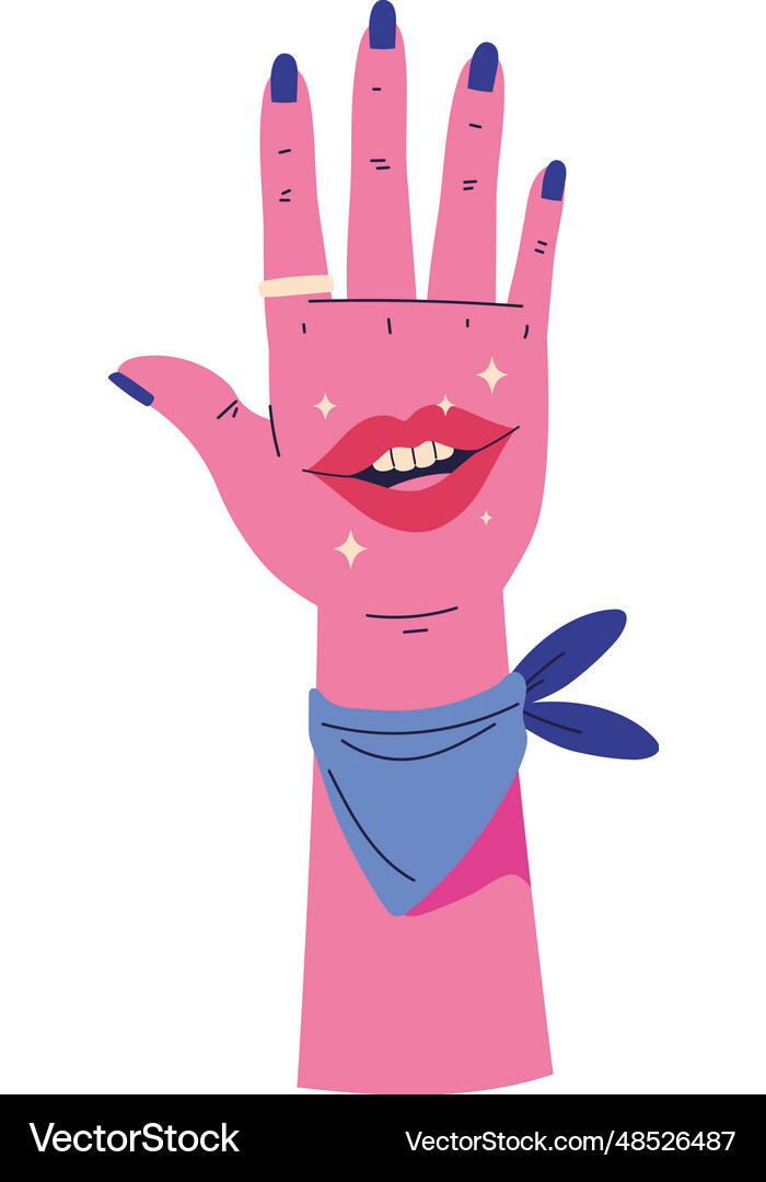 Girl power inspiration icon Royalty Free Vector Image