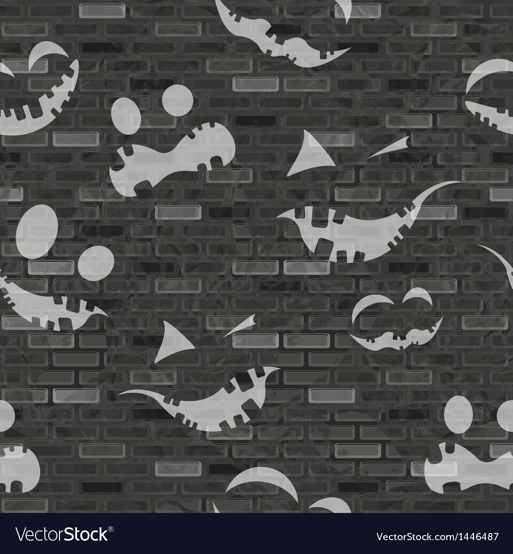 Halloween seamless pattern Royalty Free Vector Image