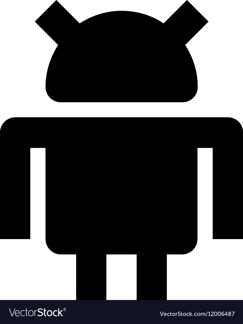 Robot Icon Flat Royalty Free Vector Image - VectorStock