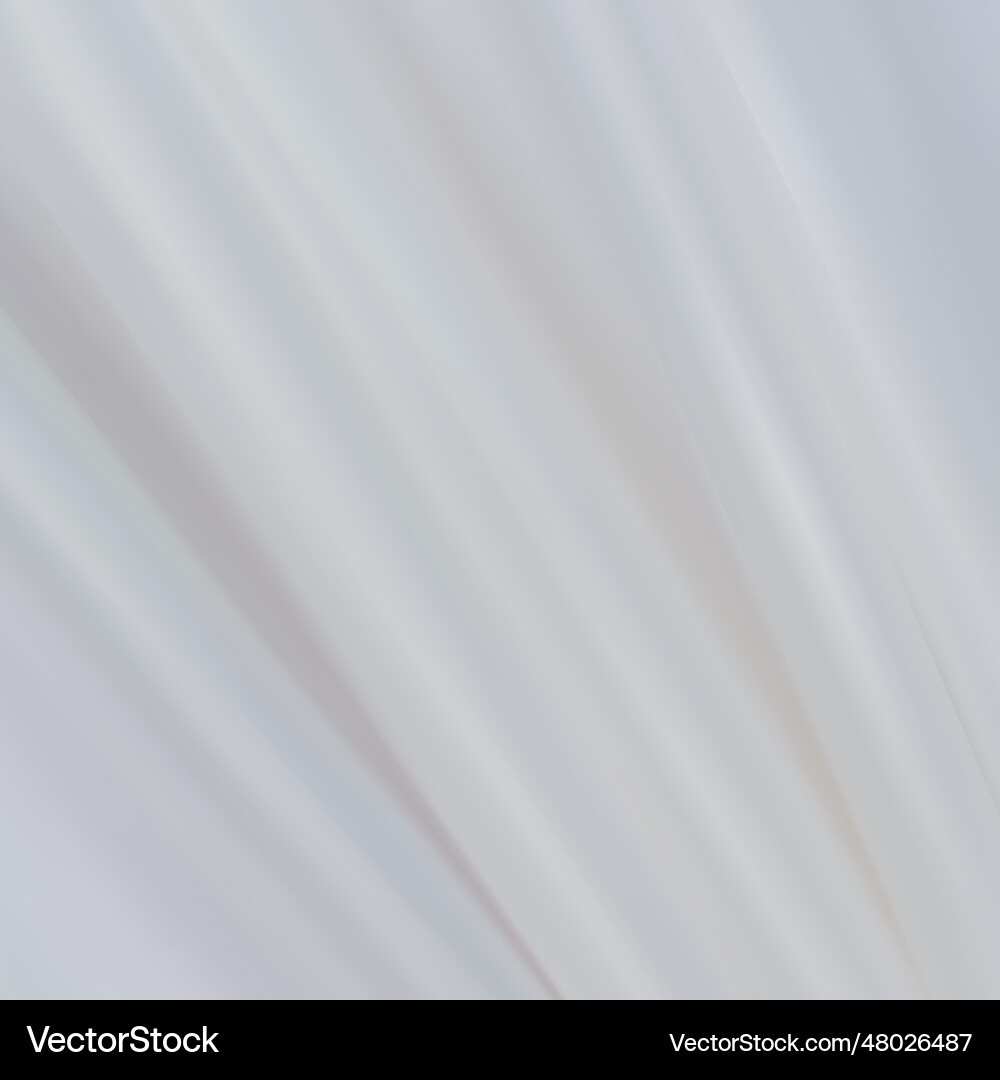White satin smooth twisted fabric top view eps 10 Vector Image