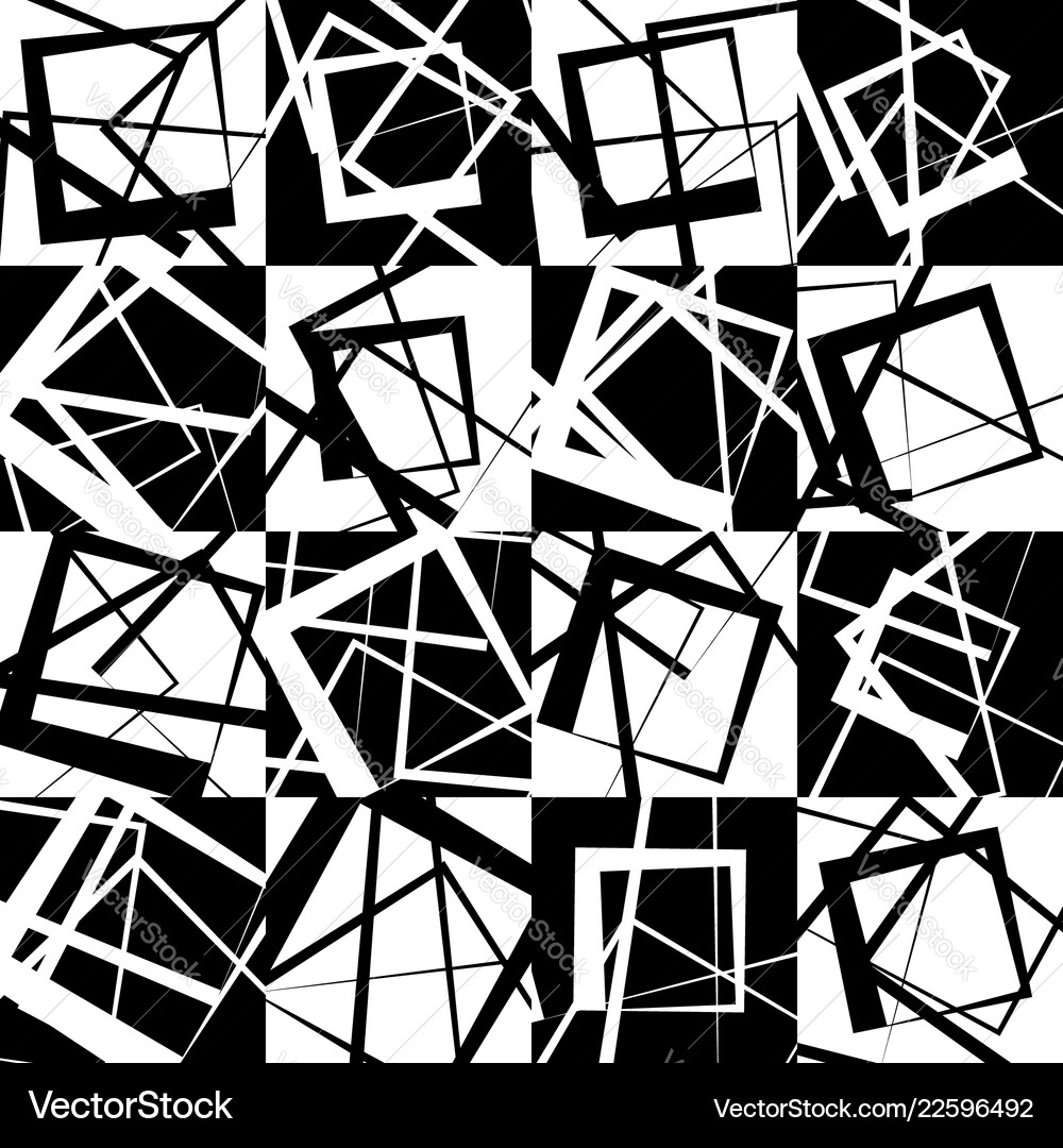 Mosaic of random scattered lines Royalty Free Vector Image
