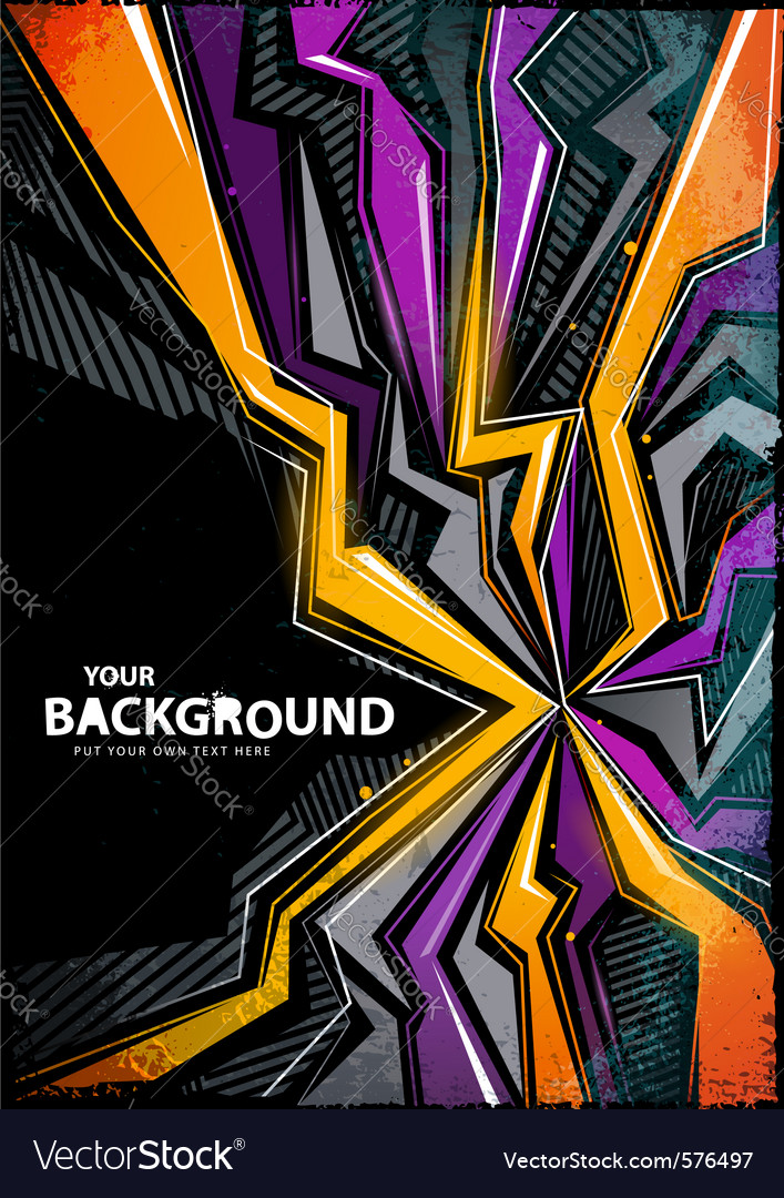 Graffiti background Royalty Free Vector Image - VectorStock