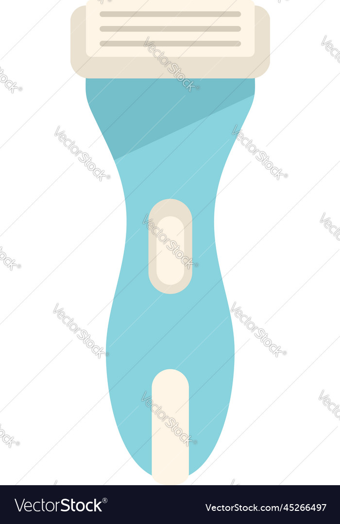 Hair shaver icon flat wax depilation Royalty Free Vector Hair shaver icon flat wax depilation Royalty Free Vector