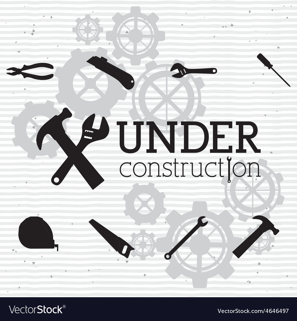Under construction design Royalty Free Vector Image