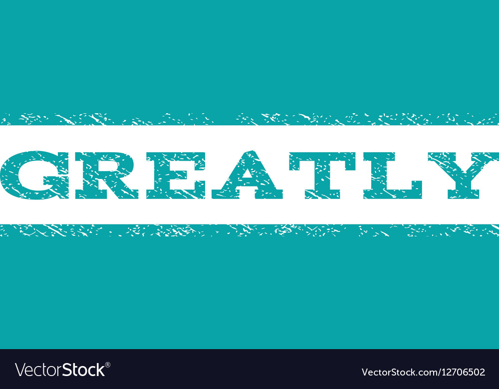 Greatly watermark stamp Royalty Free Vector Image