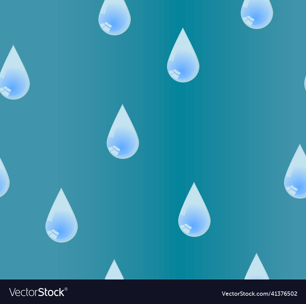 Raindrops Royalty Free Vector Image - VectorStock
