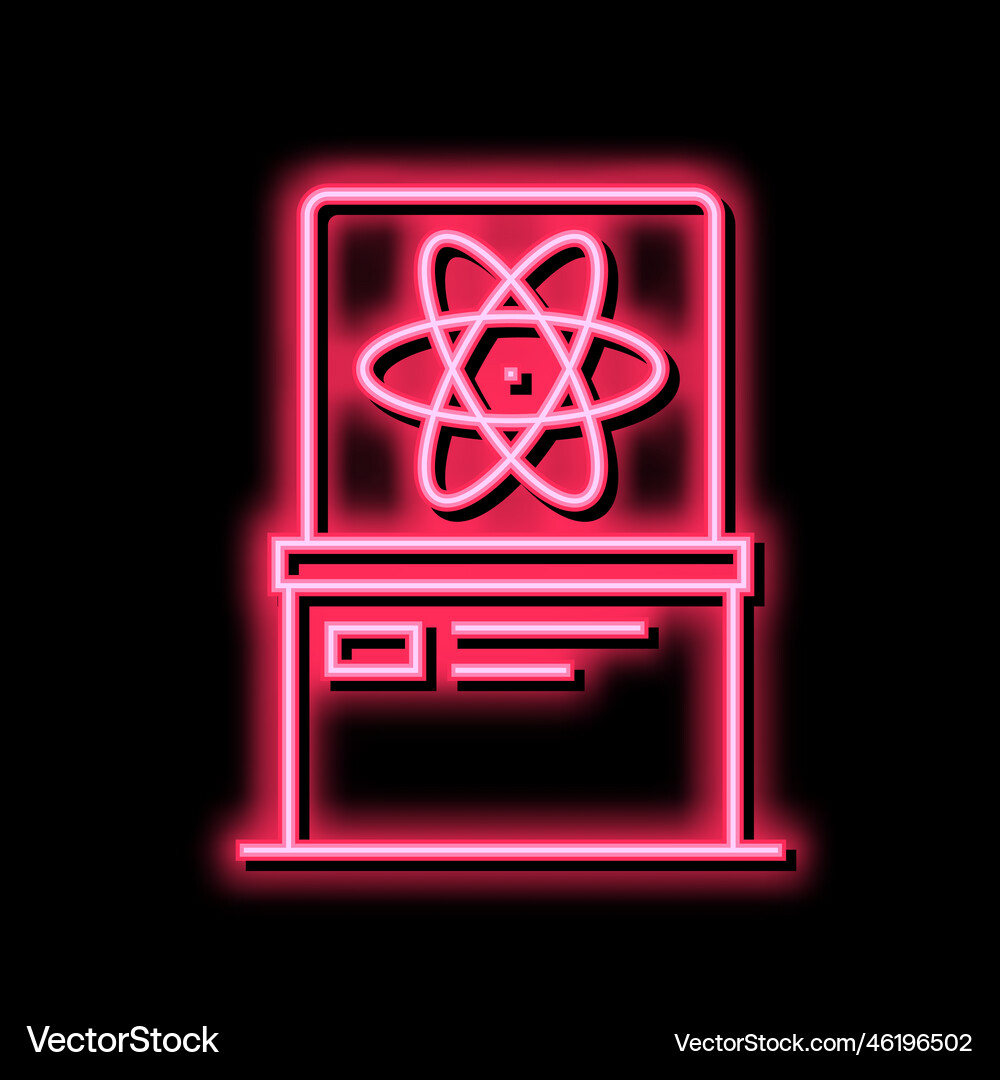 Science exhibit color icon color Royalty Free Vector Image