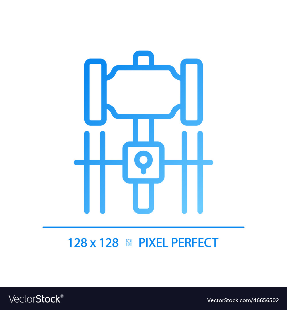 Sentencing Pixel Perfect Gradient Linear Icon Vector Image