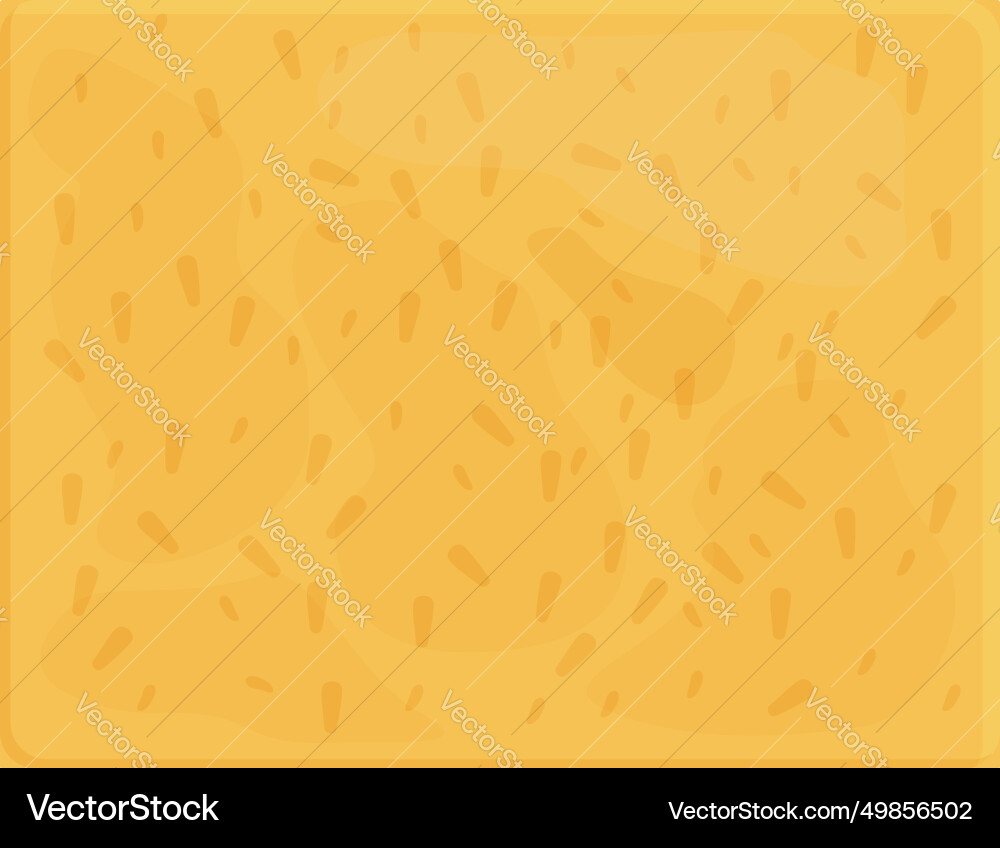 Yellow door mat icon cartoon clean step Royalty Free Vector