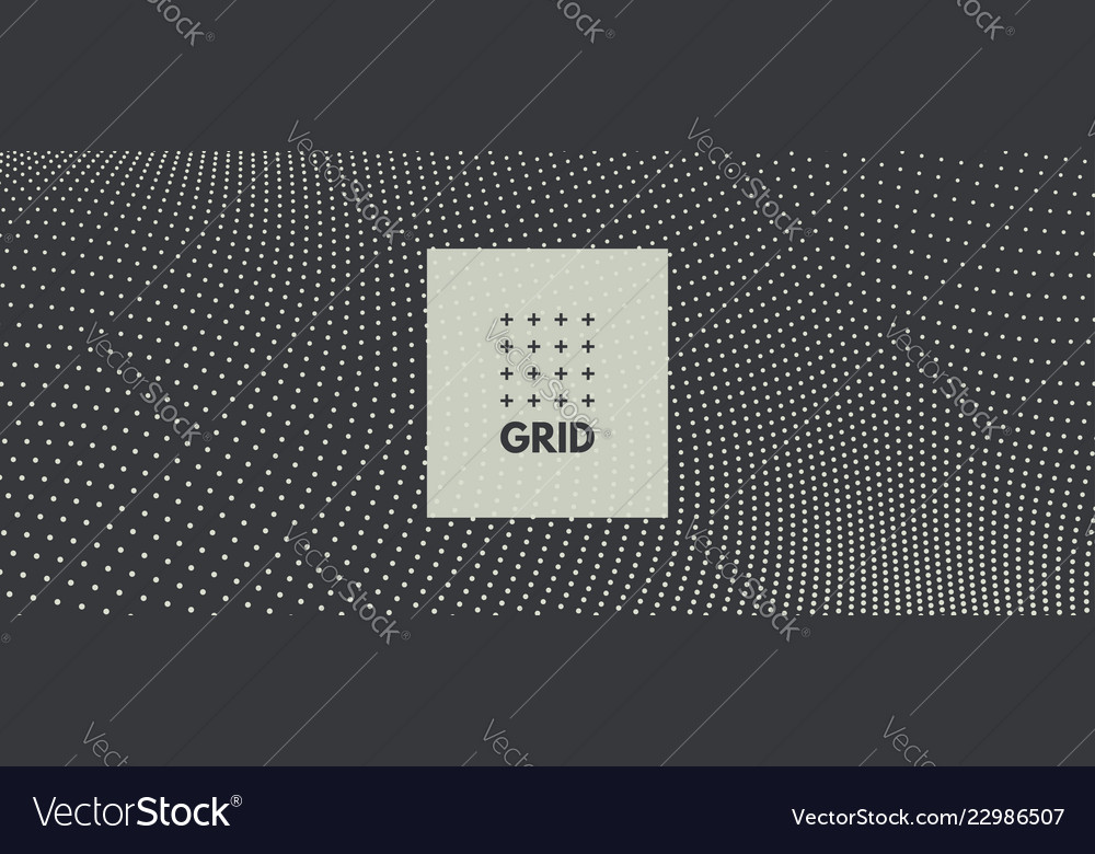 Modern Technology Grid Background Royalty Free Vector Image