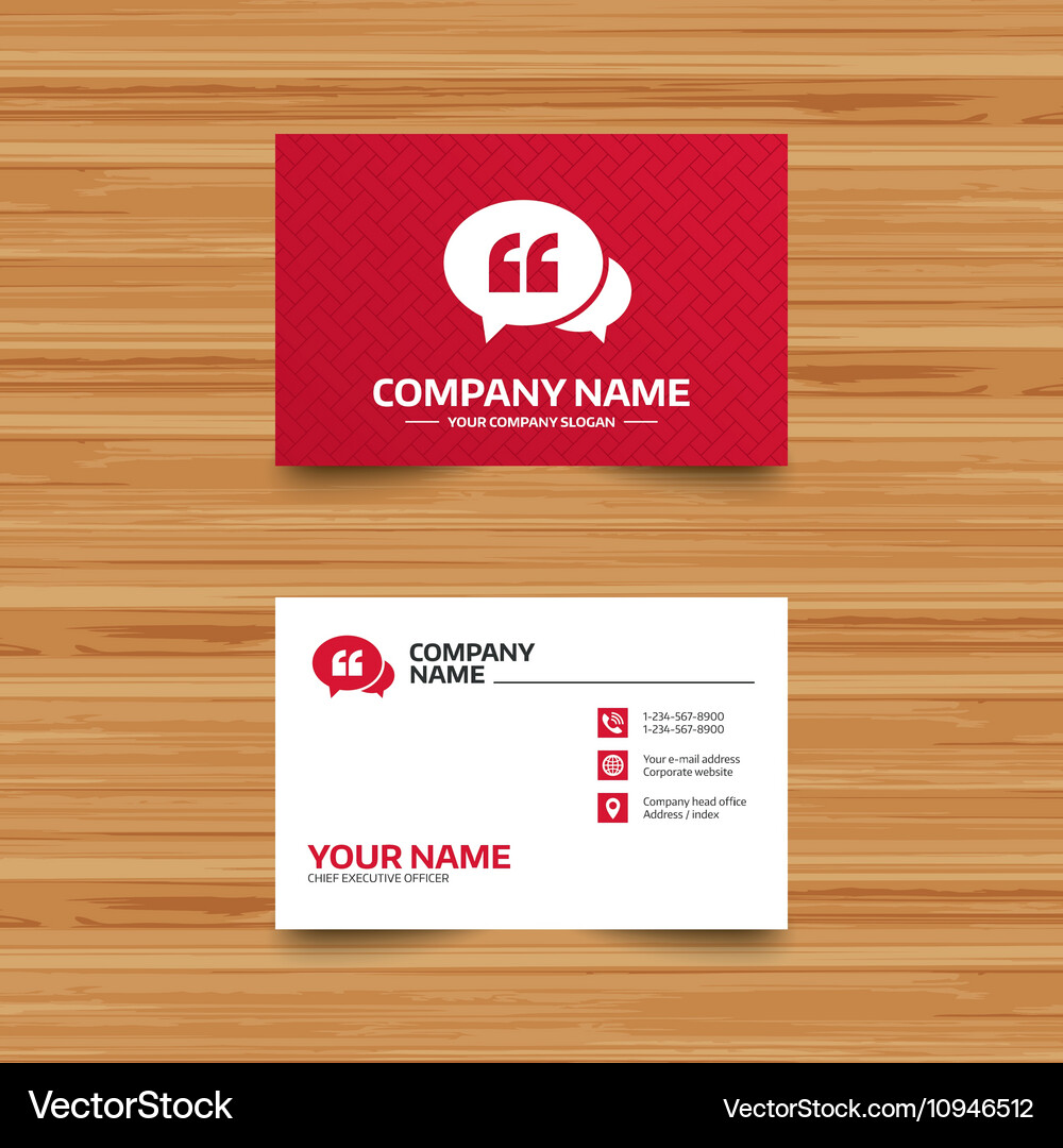 Chat quote sign icon quotation mark symbol Vector Image