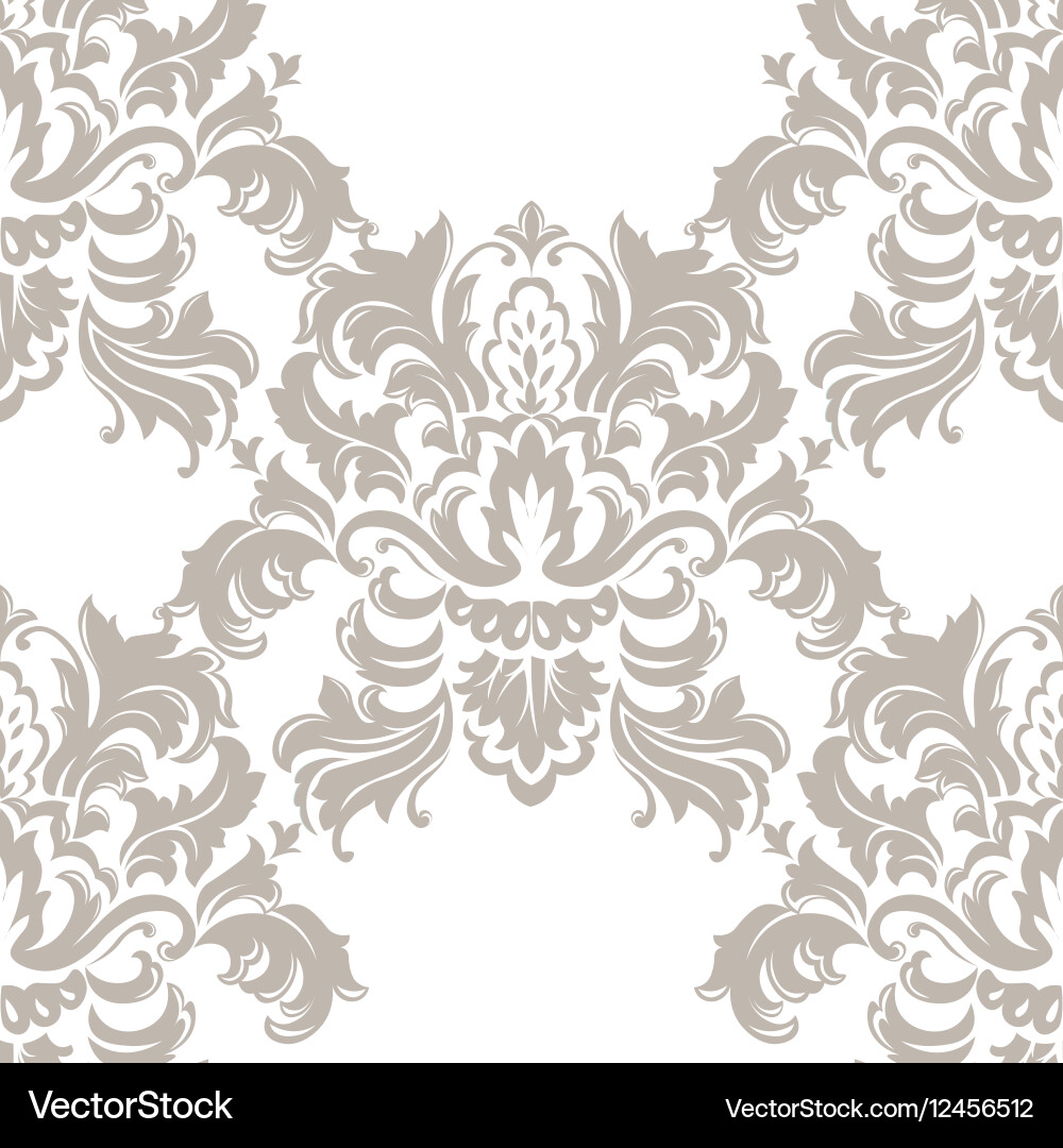 Classic luxury victorian pattern Royalty Free Vector Image