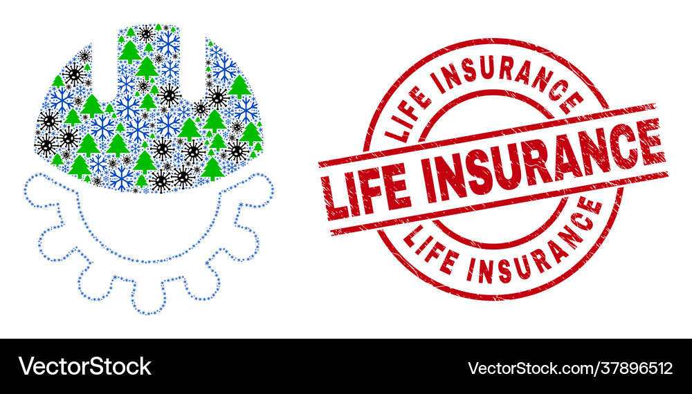 Life insurance textured tag and development helmet