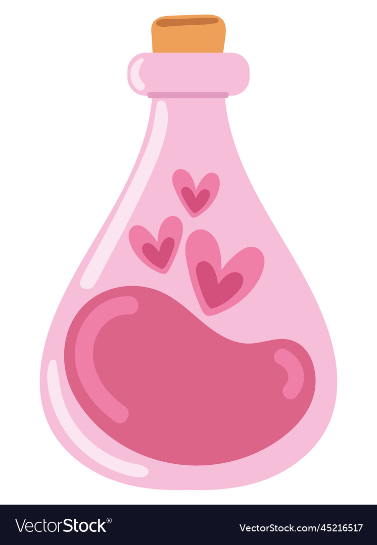 Love potion valentines day Royalty Free Vector Image