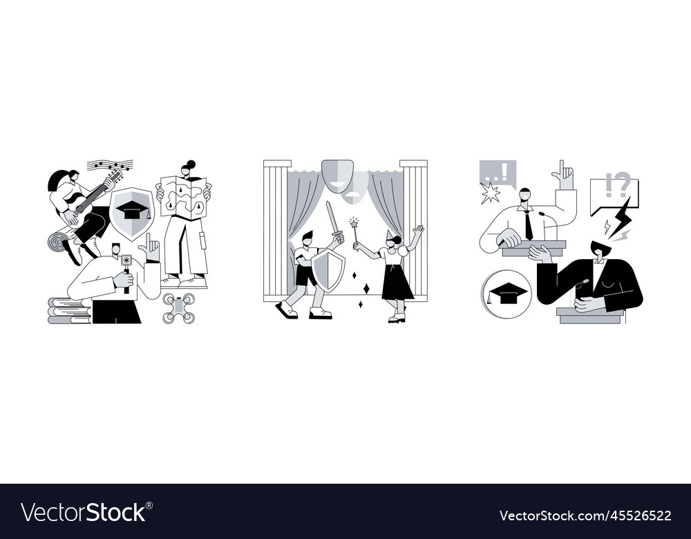 After-school activity abstract concept Royalty Free Vector After-school activity abstract concept Royalty Free Vector
