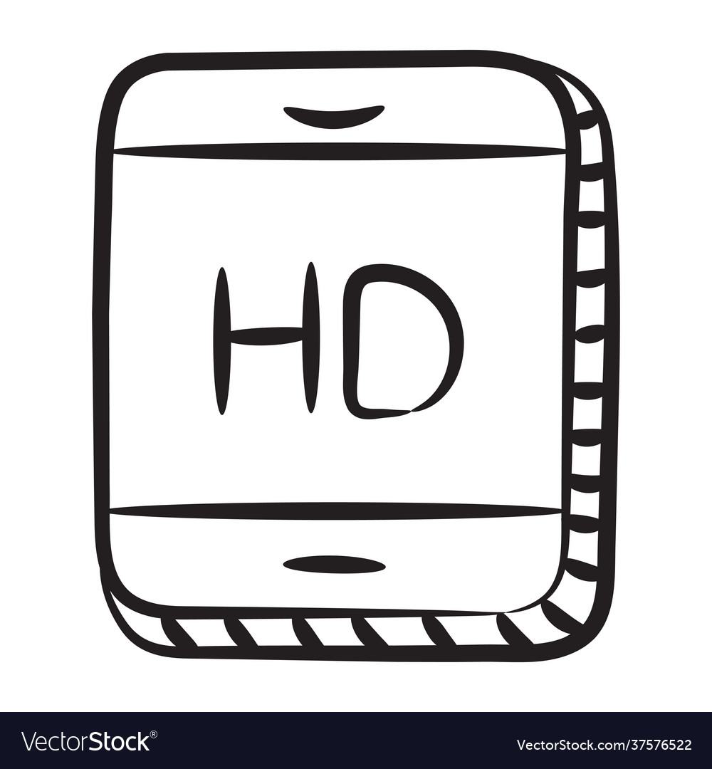 Hd mobile Royalty Free Vector Image - VectorStock