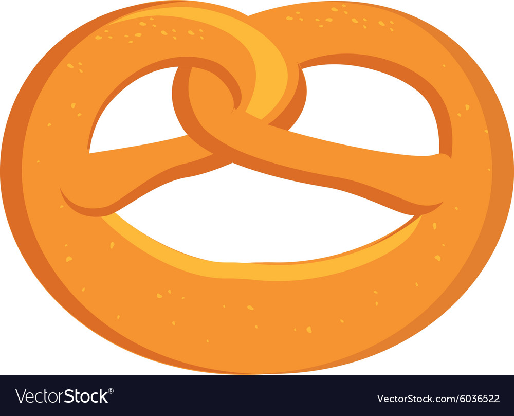 Pretzel Royalty Free Vector Image - VectorStock