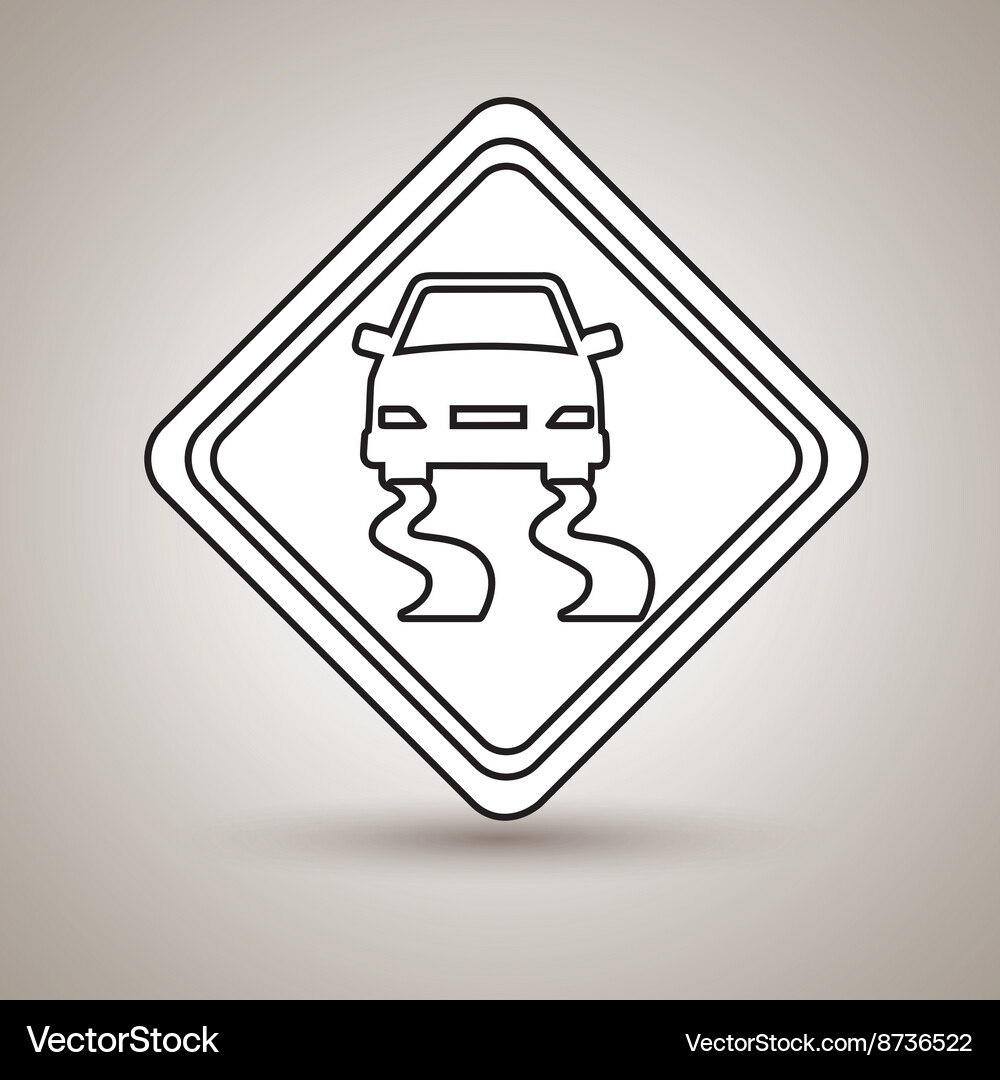 Road sign design Royalty Free Vector Image - VectorStock