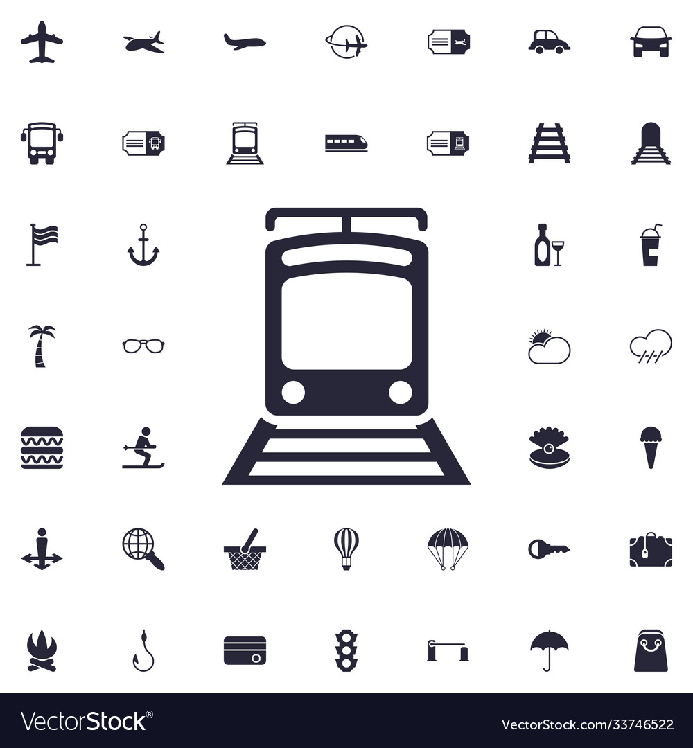 Train icon Royalty Free Vector Image - VectorStock